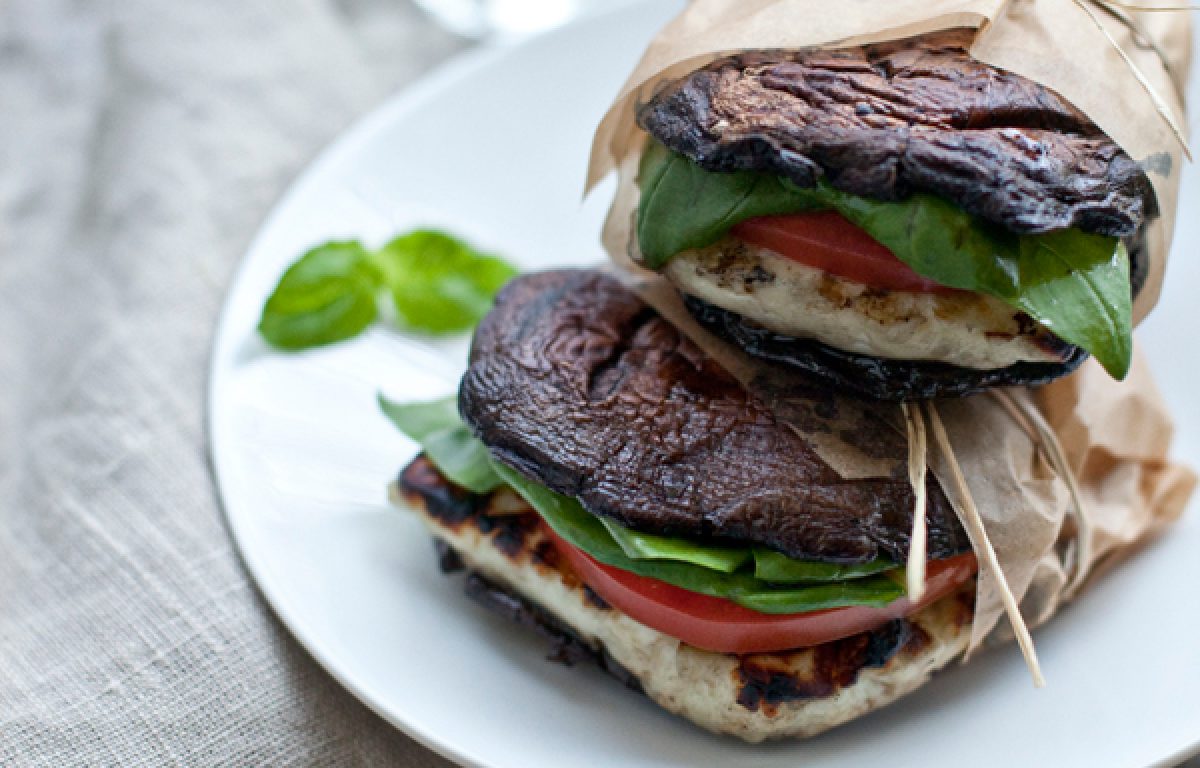Portabella and Halloumi "Burgers" from Food for My Family | Mushroom ...