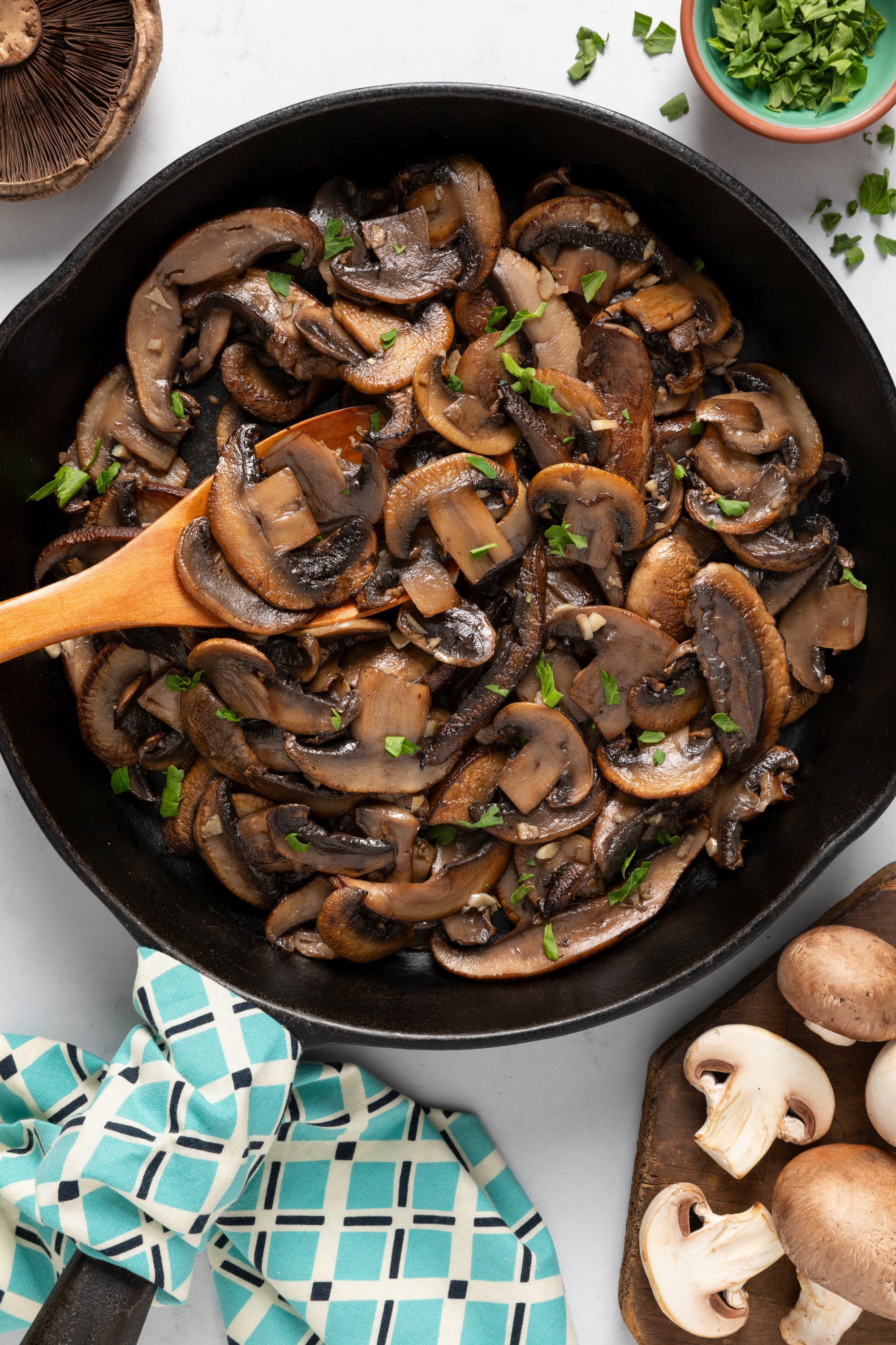Simple Sauteed Mushrooms | Mushroom Recipes