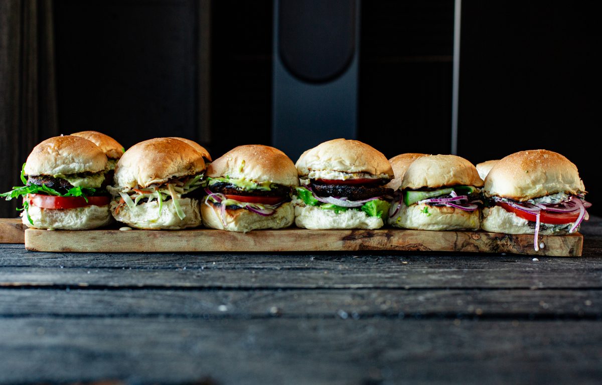 Portabella Mushroom Sliders 6 Ways | Mushroom Recipes