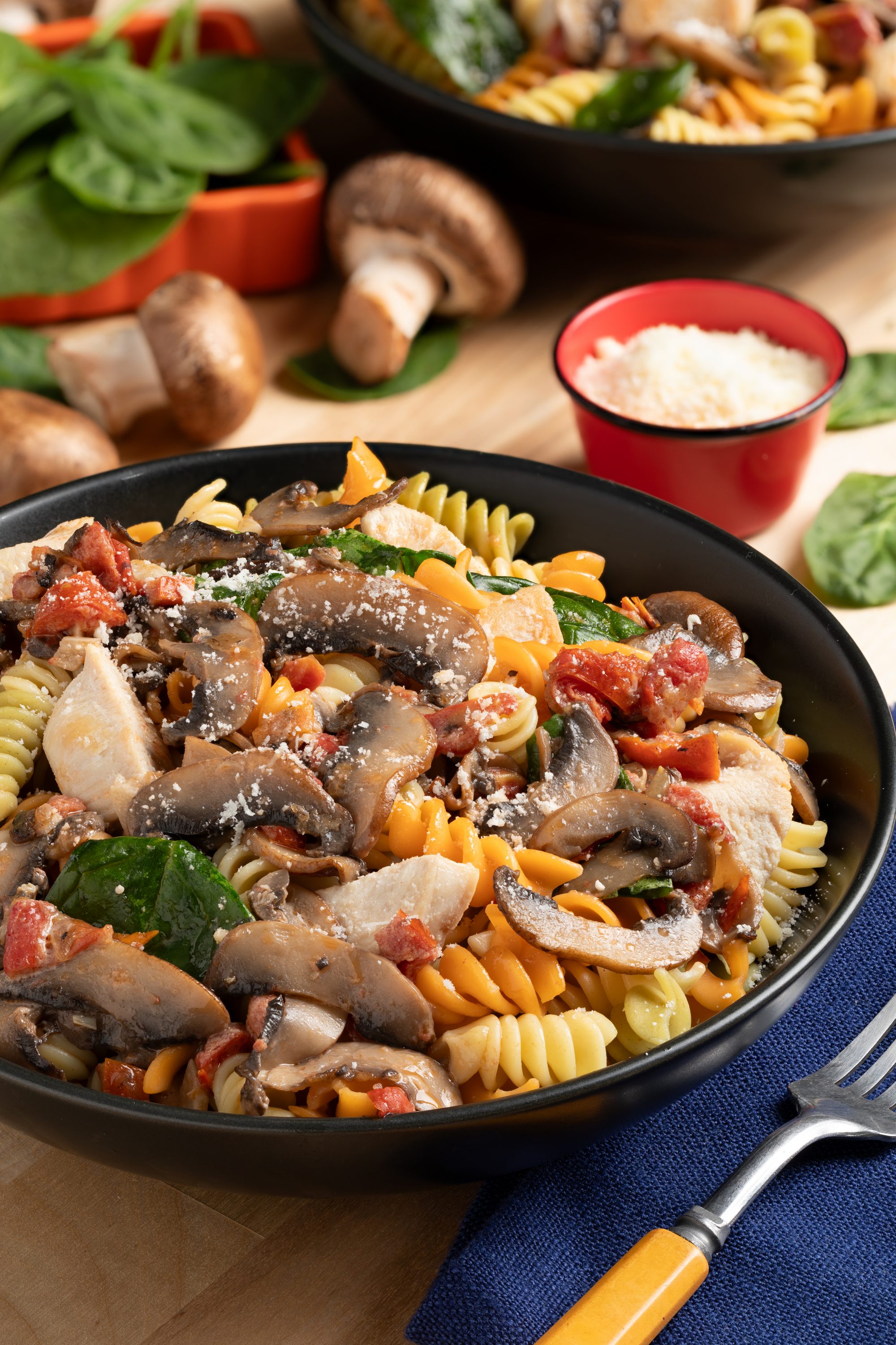 Creamy Chicken & Mushroom Pasta | Mushroom Recipes