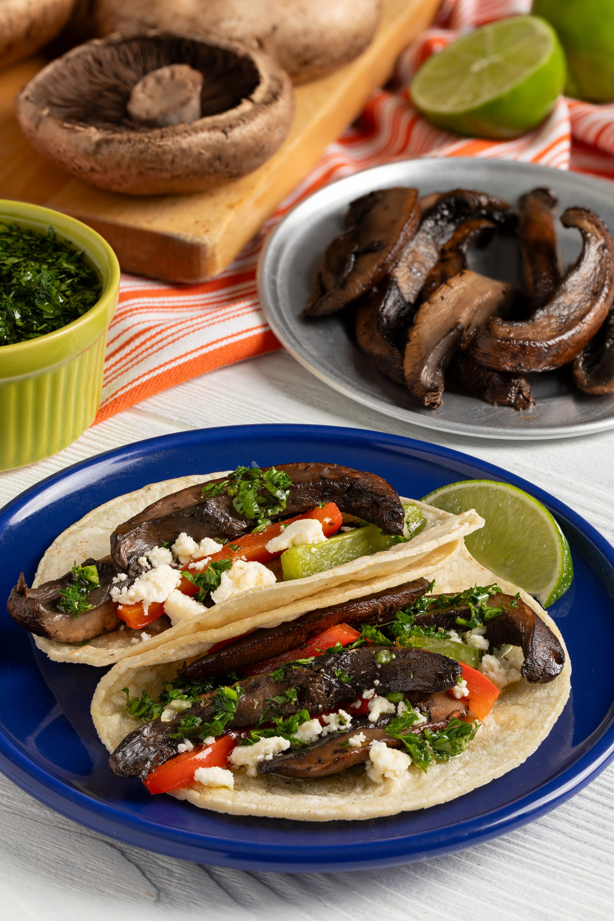 Chimichurri Mushroom Tacos | Mushroom Recipes